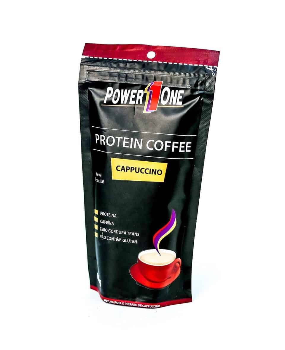 Protein Coffee Cappuccino 100g Power One – Escolhas do Bem